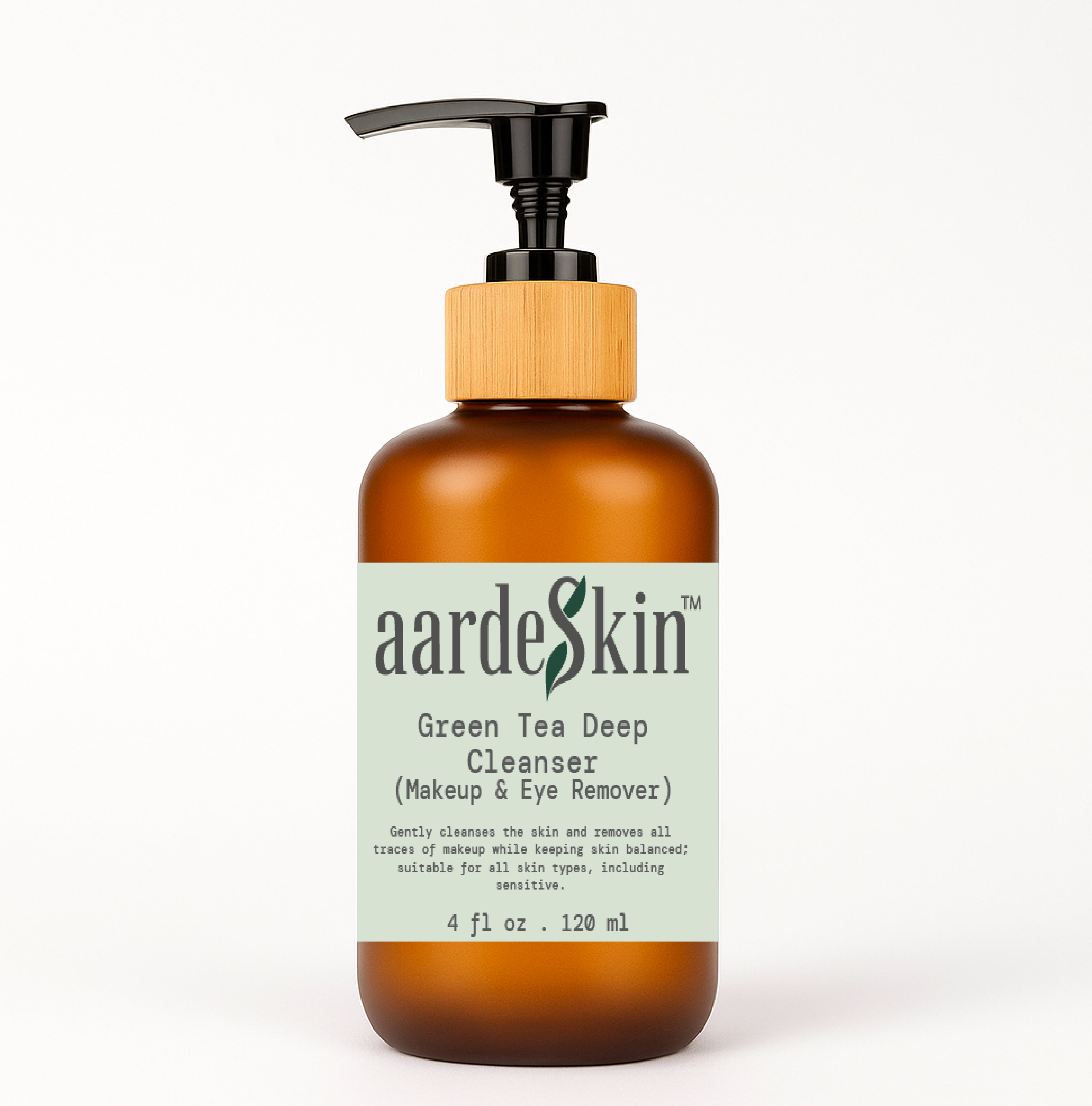 Green Tea Deep Cleanser (Makeup & Eye Remover) – Aarde Skin